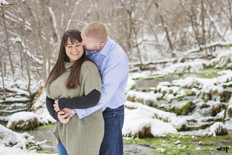 Eric & Emily | Rifle Falls Cascades Engagement Session - Amanda Matilda ...