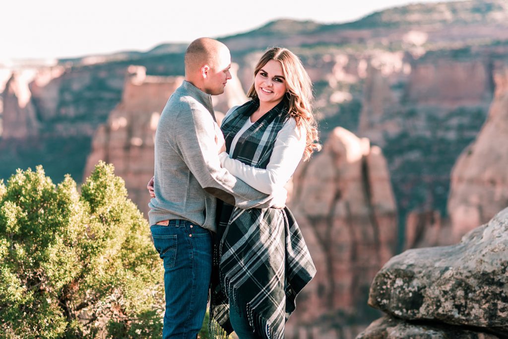 Trenton & Jamie | Engagement on the Colorado National Monument - Amanda ...