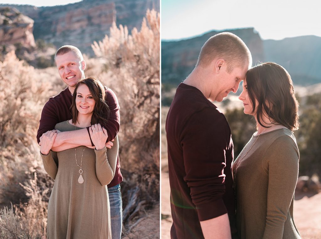 David & Kristen | Engagement Session at the Colorado National Monument ...