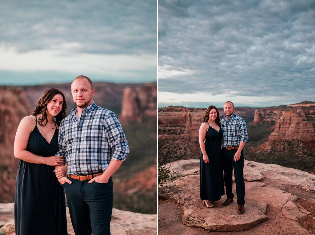 Jordan & Jessica | Engagement on the Colorado National Monument ...