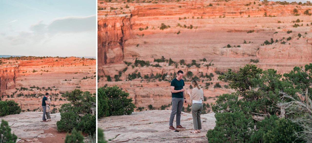 Eric & Colette | Surprise Proposal at Colorado National Monument ...