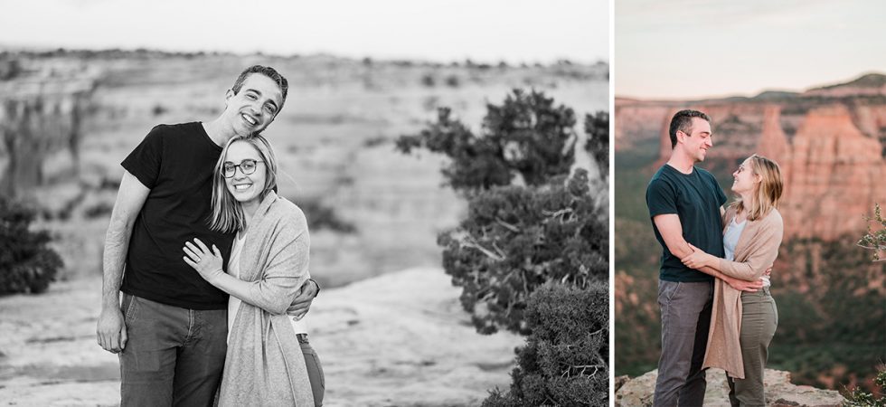 Eric & Colette | Surprise Proposal at Colorado National Monument ...
