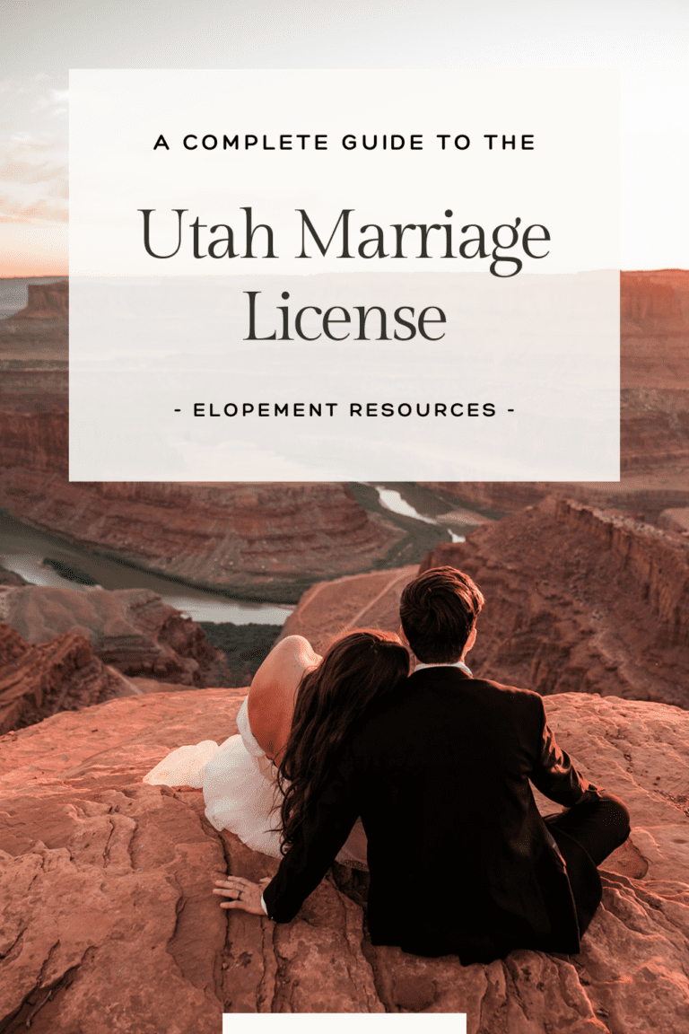 A Complete Guide to the Utah Marriage License - Amanda Matilda Photography