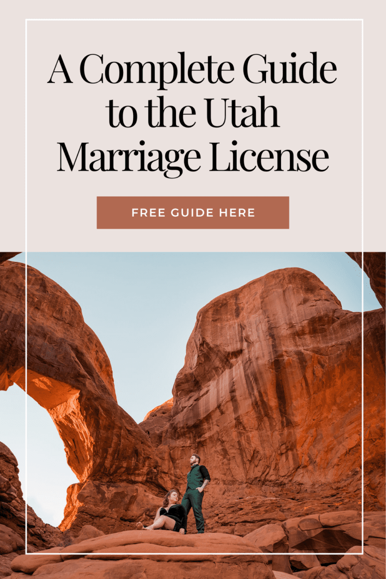 A Complete Guide to the Utah Marriage License - Amanda Matilda Photography